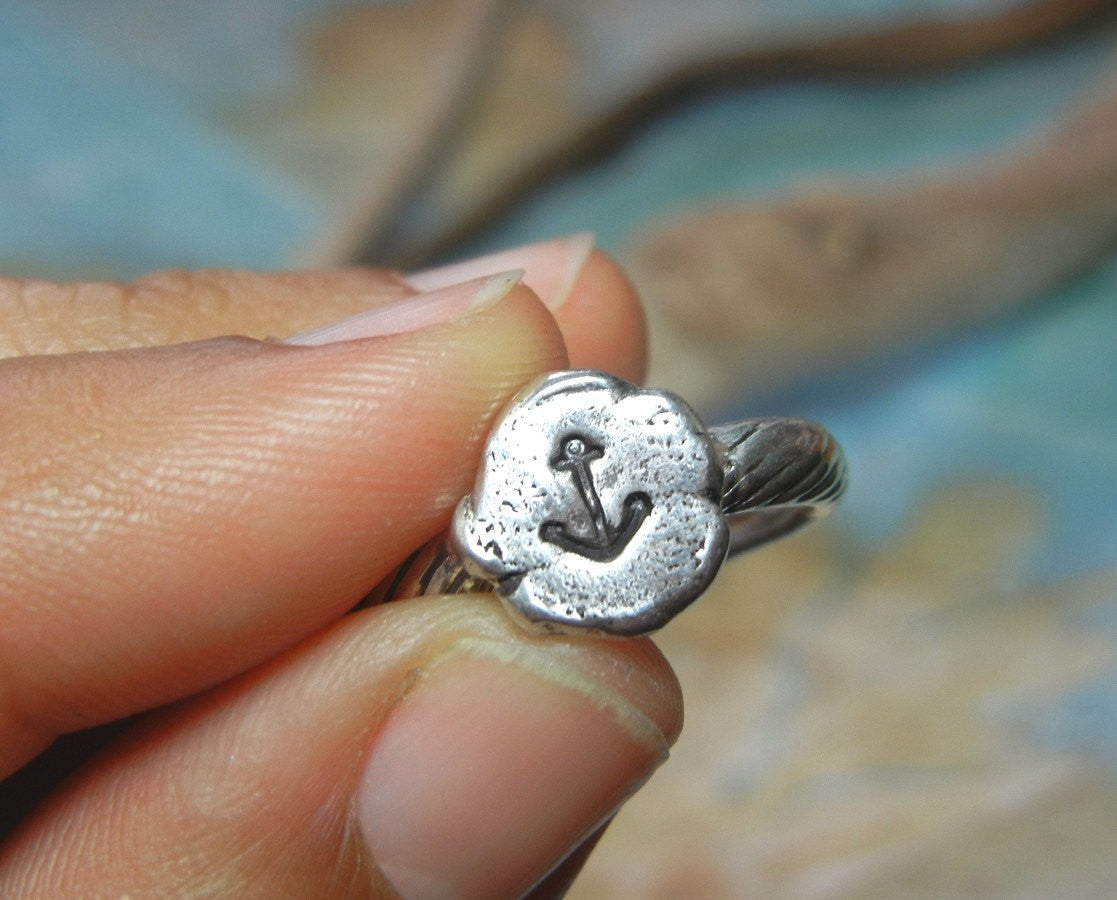 Sterling Silver Boho Rings and Handmade Nautical Rings by HappyGoLicky ...