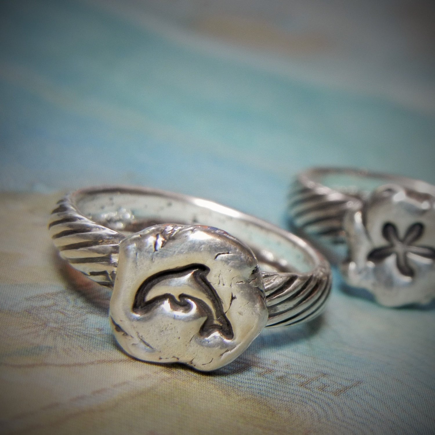 Sterling Silver Boho Rings and Handmade Nautical Rings by HappyGoLicky ...