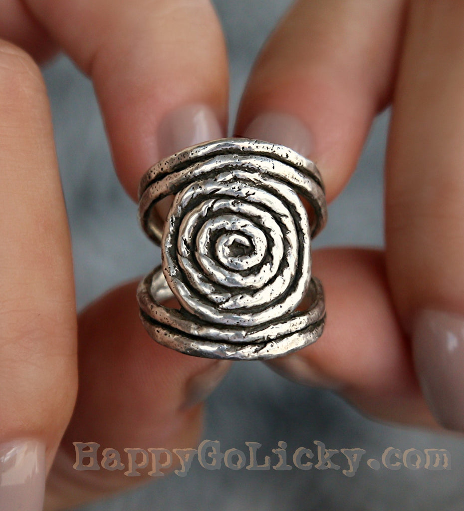 Spiral Rope Boho Ring